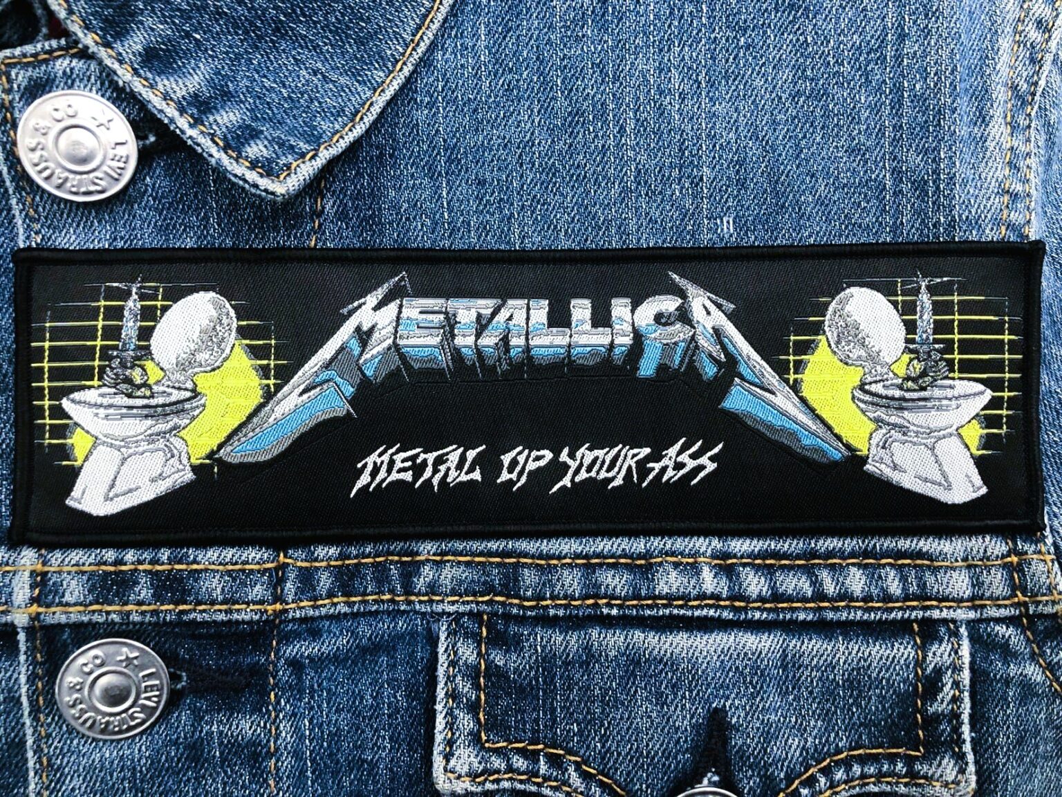 METALLICA... Woven Patch (thrash metal) U.S.A 3891 - Metal Devastation