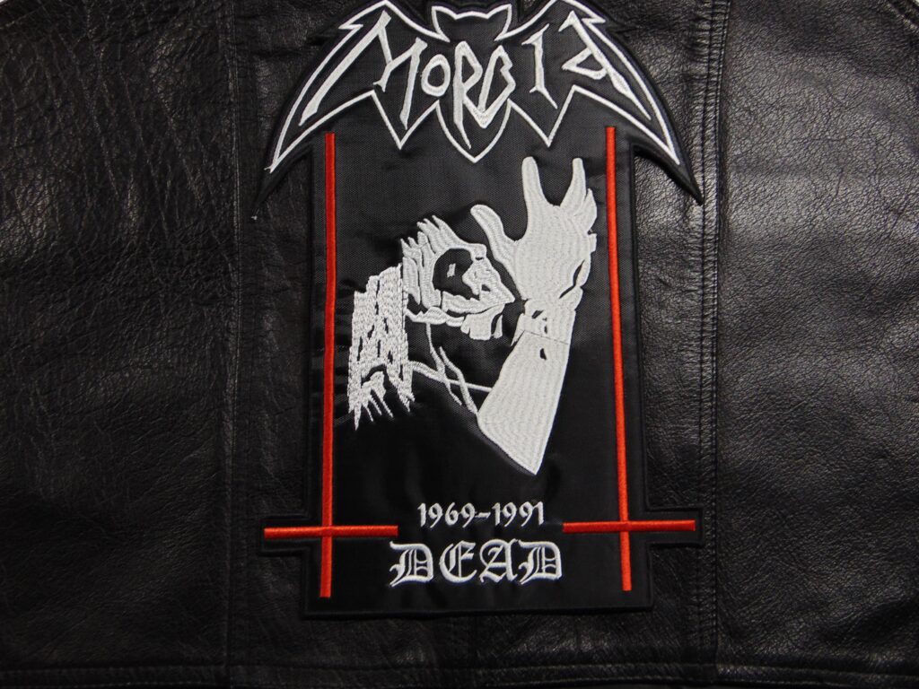 MORBID Embroidered Backpatch (black metal) 037