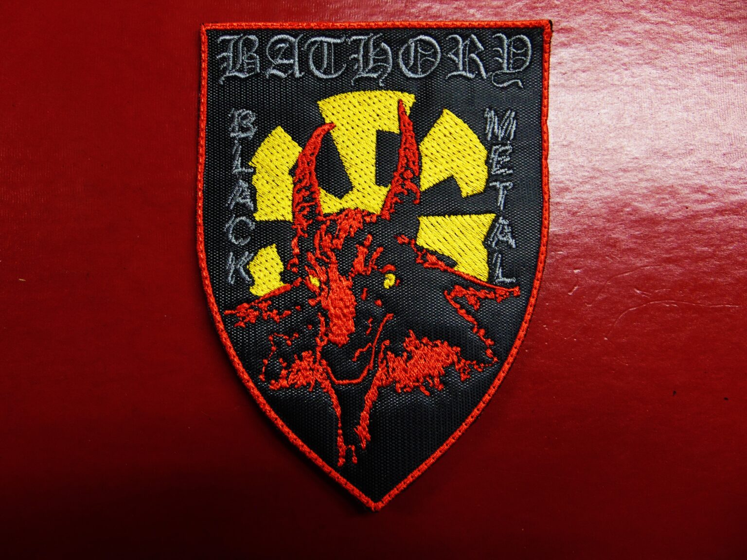 BATHORY Embroidered Patch (epic black) Sweden 2438 - Metal Devastation